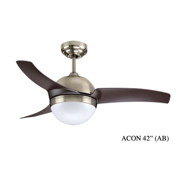 CNY Promotion! Fanco ACON 42 inch Ceiling Fan with light and remote ...