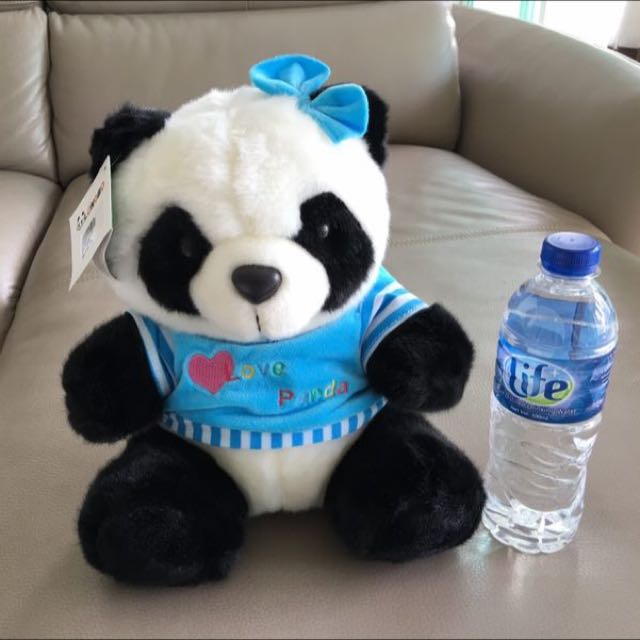 Fluffy Panda For Kids, Hobbies & Toys, Toys & Games on Carousell