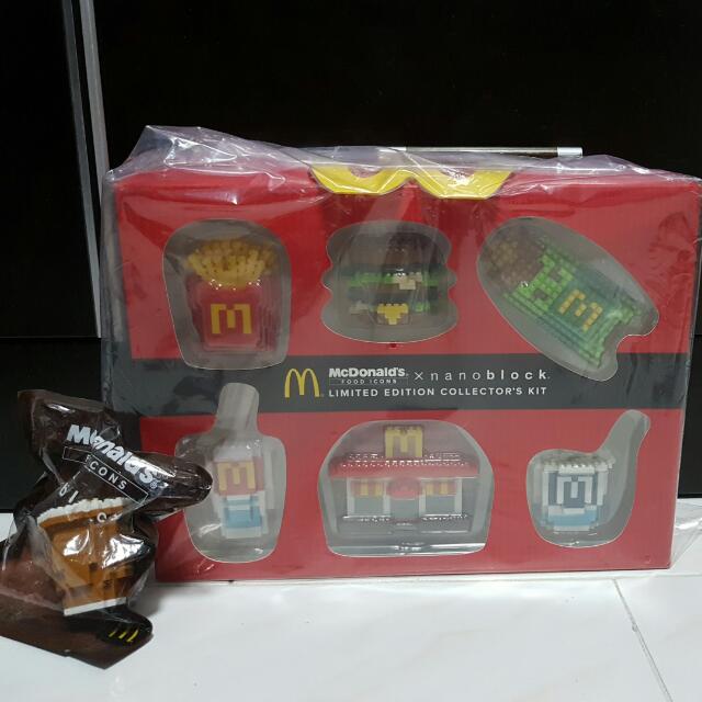 McDonald's Food Icons Nanoblock (Limited Edition Collector's Kit), Hobbies & Toys, Toys & Games ...