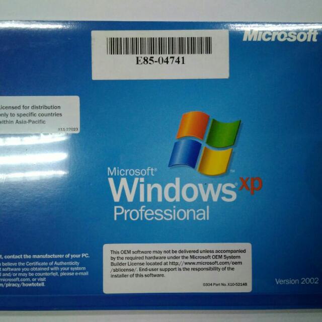 Microsoft Windows XP Pro 6, Computers & Tech, Laptops & Notebooks on ...