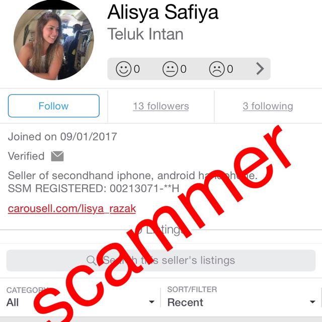 Scammer, Mobile Phones & Gadgets, Mobile & Gadget Accessories, Other ...