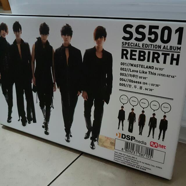 SS501 REBIRTH SPECIAL EDITION ALBUM., Hobbies & Toys, Memorabilia & Collectibles, Fan ...