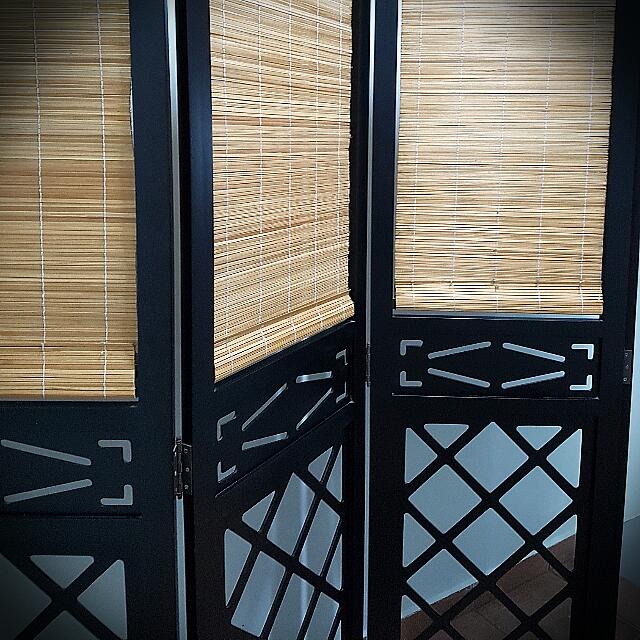 Colonial Inspirations 4-panel Folding Screen Room Divider, Furniture ...