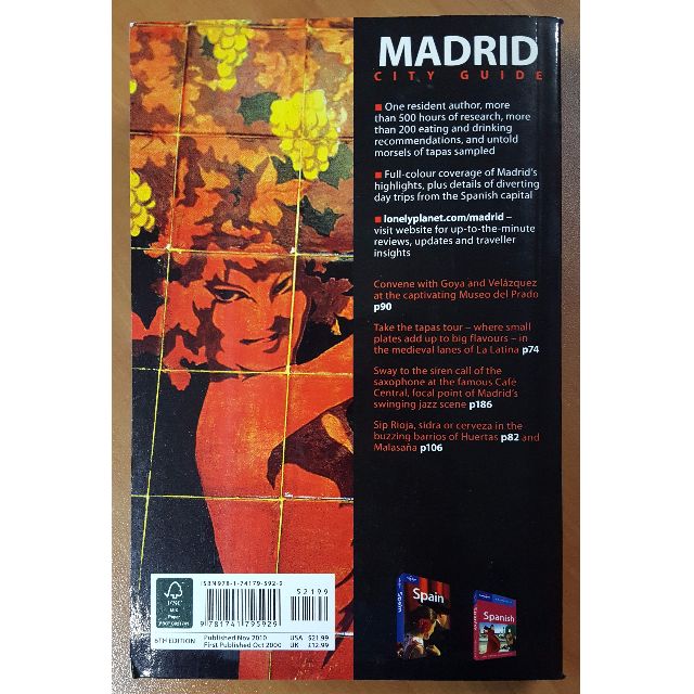 Madrid City Guide by Lonely Planet, Hobbies & Toys, Books & Magazines ...