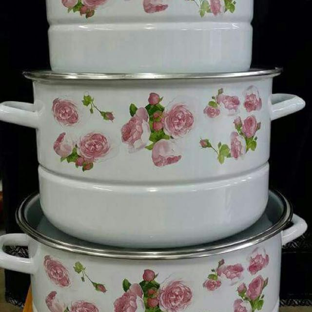 PENGUKUS ENAMEL BESAR 2 IN 1, Furniture & Home Living, Kitchenware ...