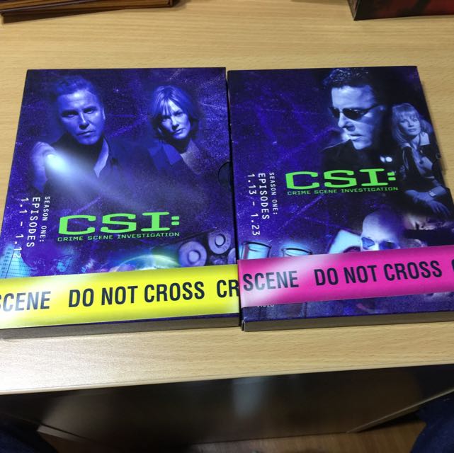 CSI Season 1 (TV Series DVD), TV & Home Appliances, TV & Entertainment ...