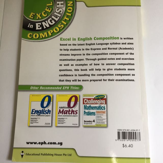 Excel In English Composition, Hobbies & Toys, Books & Magazines, Textbooks on Carousell