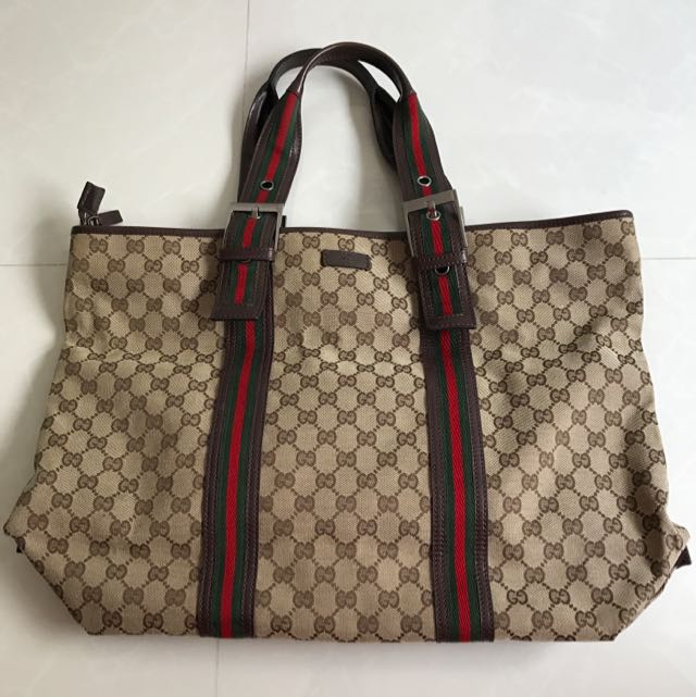 Gucci Tote, Luxury, Bags & Wallets on Carousell