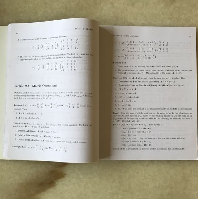 Linear Algebra Concepts and Techniques on Euclidean Space MA1101R, Hobbies & Toys, Books ...