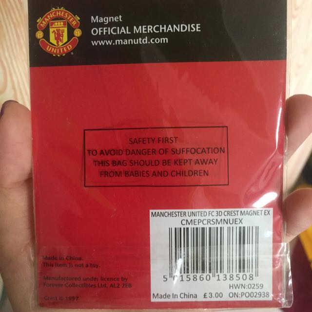 Manchester United Magnet, Hobbies & Toys, Stationery & Craft ...