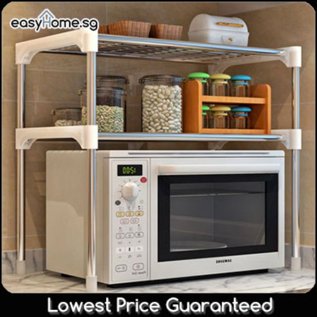 Microwave Rack Z002 - Space Saving Multipurpose Storage Shelf ...