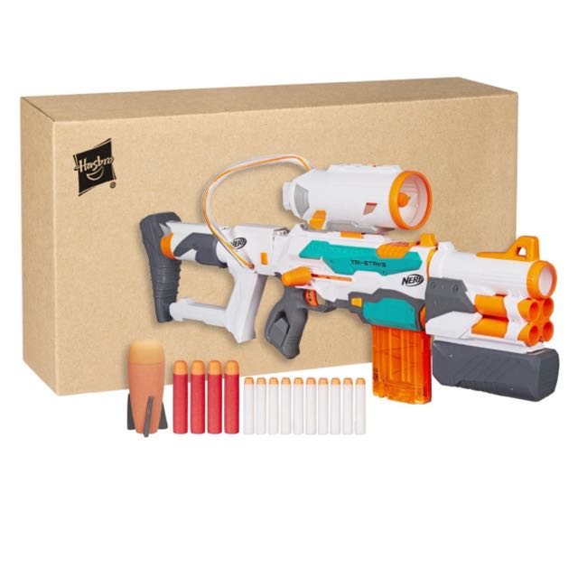 Nerf Modulus Tri Strike, Hobbies & Toys, Toys & Games on Carousell