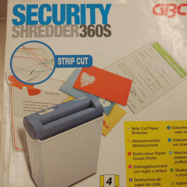 Paper Shredder, Hobbies & Toys, Stationery & Craft, Stationery & School ...