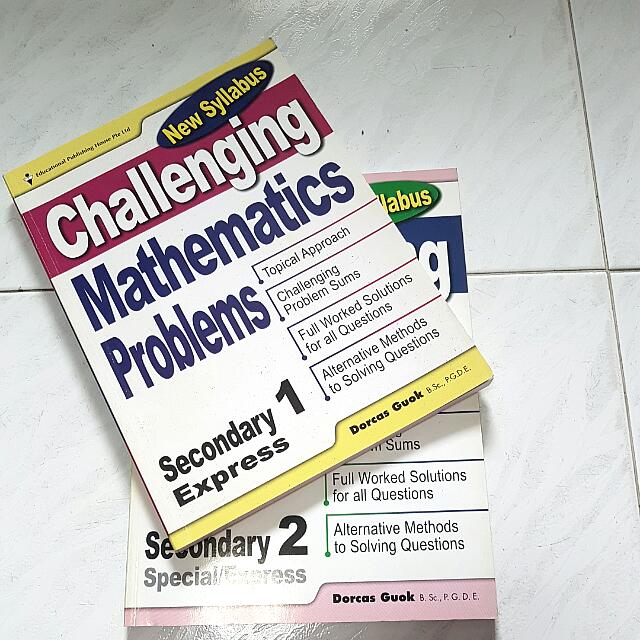 Secondary 1 And 2 Math Assessment Book, Hobbies & Toys, Books ...