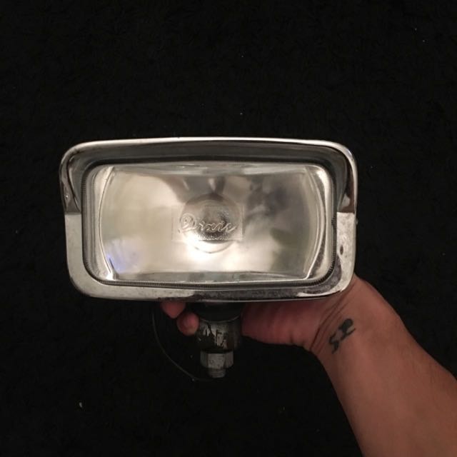 Vintage Dixie Rectangular Chopper Headlight With Box, Car Accessories ...