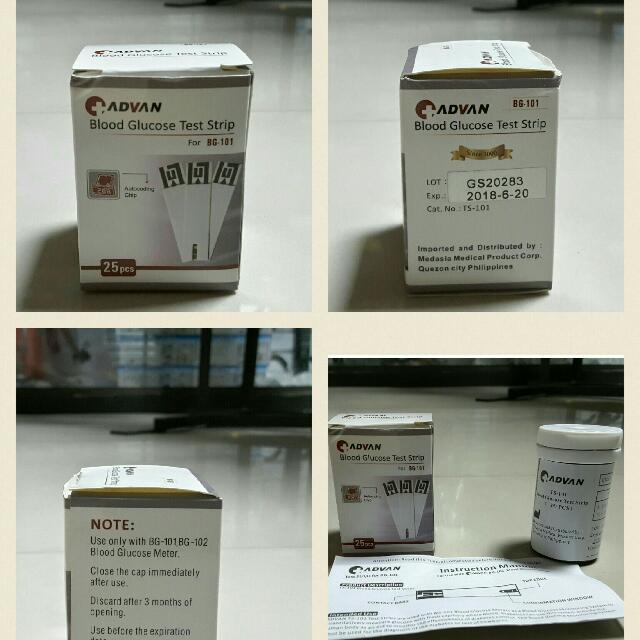 ADVAN Blood Glucose Machine, Health & Nutrition, Health Monitors ...
