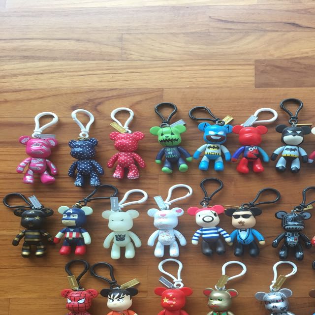 Bear brick Key Chain, Hobbies & Toys, Toys & Games on Carousell