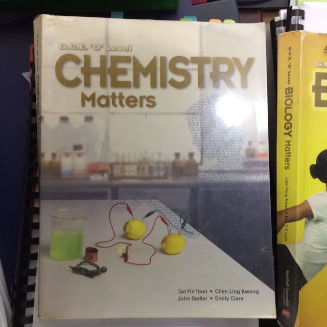 Chemistry Matters (GCE O Levels), Hobbies & Toys, Books & Magazines ...