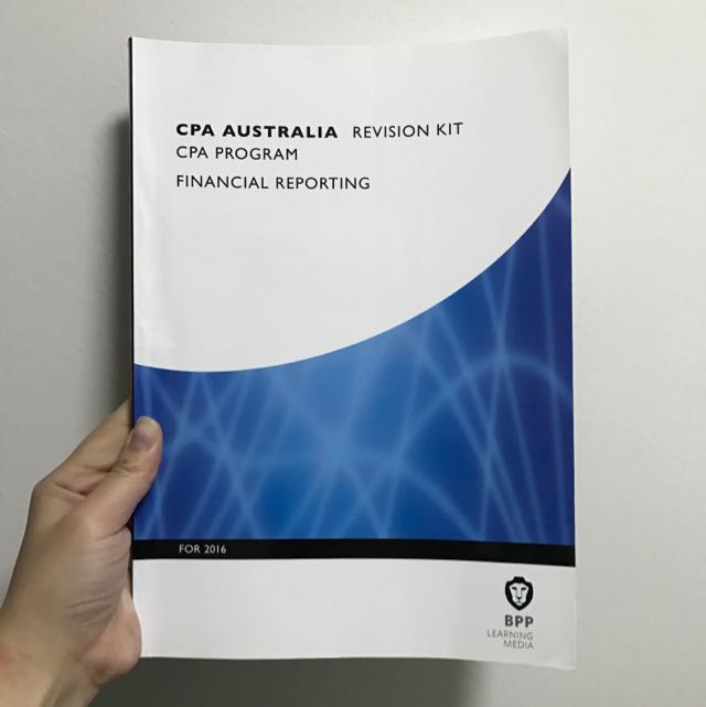 CPA Australia Financial Reporting Revision Kit, Hobbies & Toys, Books ...