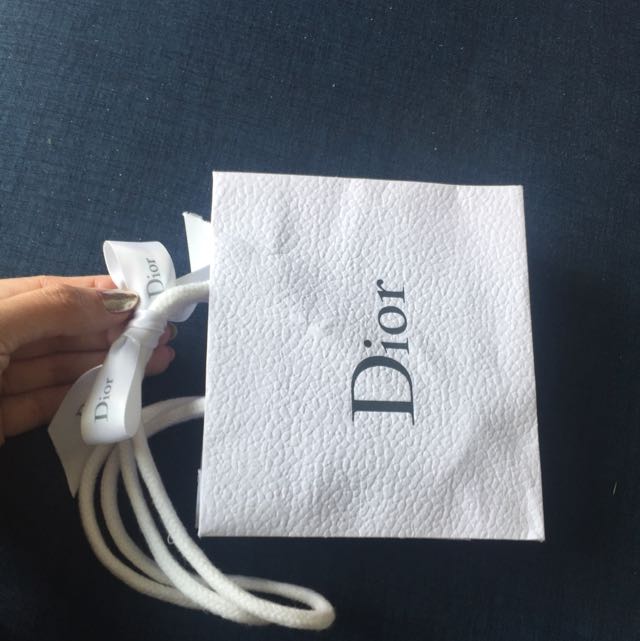Dior Paper Bag With Ribbons, Women's Fashion, Jewelry & Organisers ...