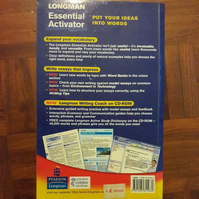Longman Essential Activator, Hobbies & Toys, Books & Magazines ...