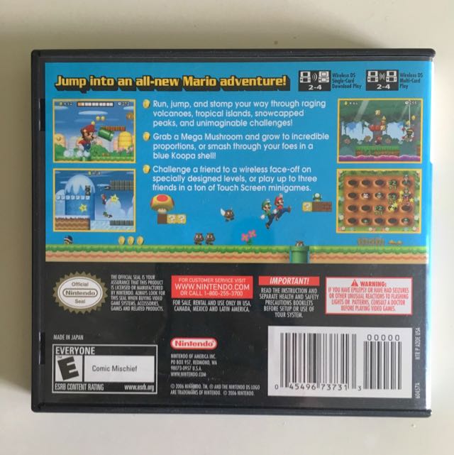 Nintendo DS (NDS) - New Super Mario Bros., Video Gaming, Video Games ...
