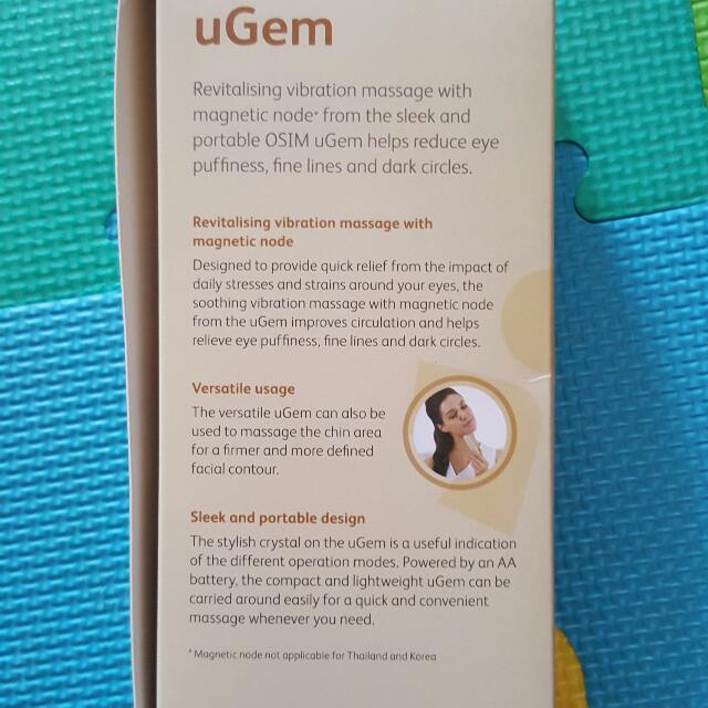 OSIM uGem Eye Massager, Beauty & Personal Care, Foot Care on Carousell