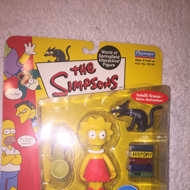 Playmates World Of Springfield Lisa Simpson., Hobbies & Toys, Toys ...
