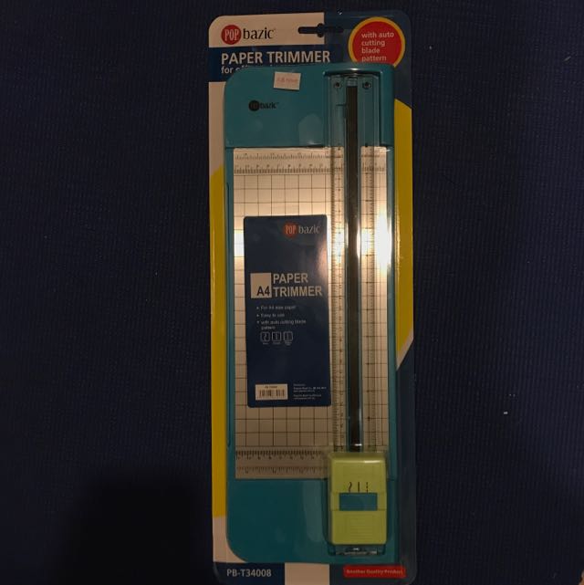 POP bazic A4 paper cutter/trimmer, Hobbies & Toys, Stationery & Craft ...