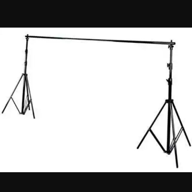 (Rental) Backdrop Stand, Photography, Photography Accessories, Lighting ...