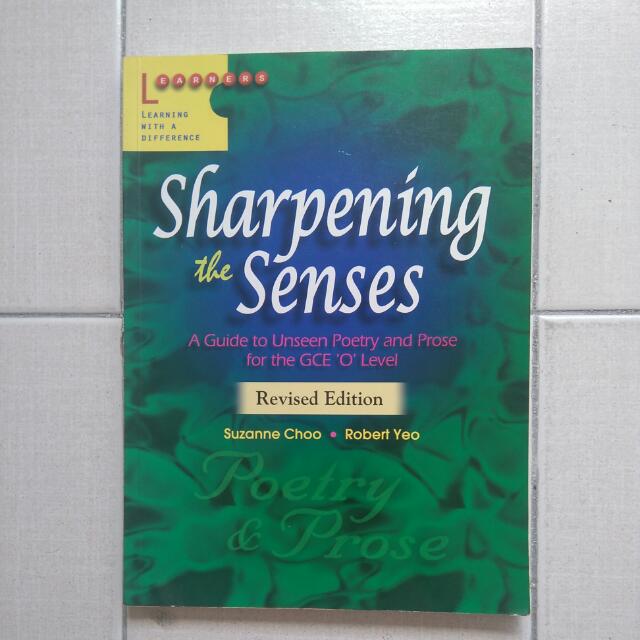 Sharpening The Senses - A Guide To Unseen Poetry & Prose For GCE 'O ...