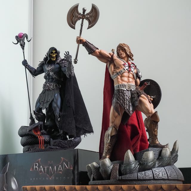 Sideshow Masters Of The Universe (He-Man & Skeletor) EX, Hobbies & Toys ...
