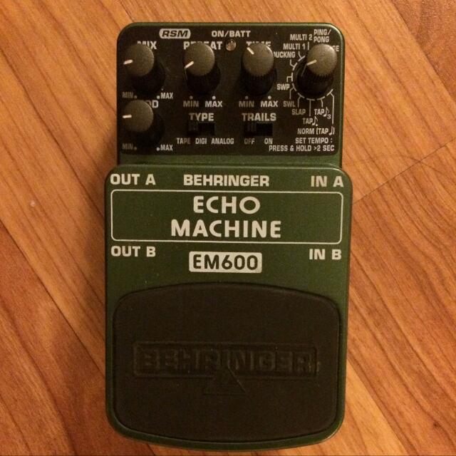 Behringer Echo Machine, Hobbies & Toys, Music & Media, Musical ...