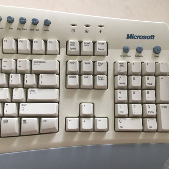 Microsoft Internet Keyboard Pro, Computers & Tech, Parts & Accessories ...