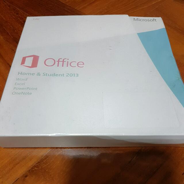 Microsoft Office Home And Student 2013, Computers & Tech, Parts ...