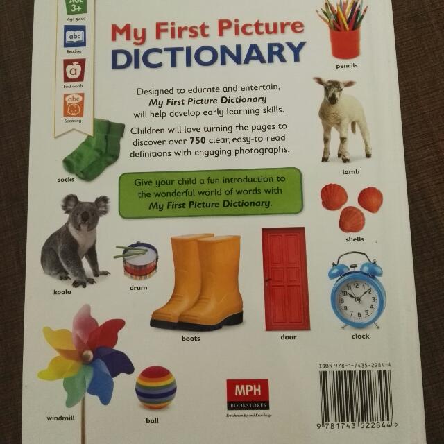My First Picture Dictionary, Hobbies & Toys, Books & Magazines ...