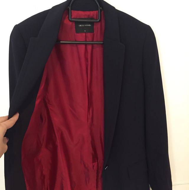 Navy Blue G2000 Jacket, Women's Fashion, Coats, Jackets and Outerwear ...