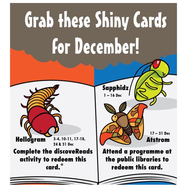 NLB Book Bugs Shiny Card - Atstrom, Hobbies & Toys, Toys & Games on ...