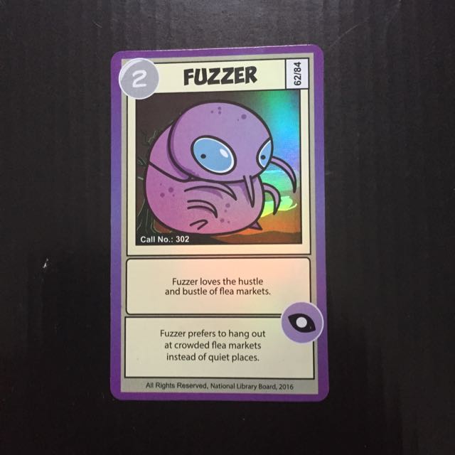 NLB Book Bugs Shiny Card - Fuzzer, Hobbies & Toys, Toys & Games on ...