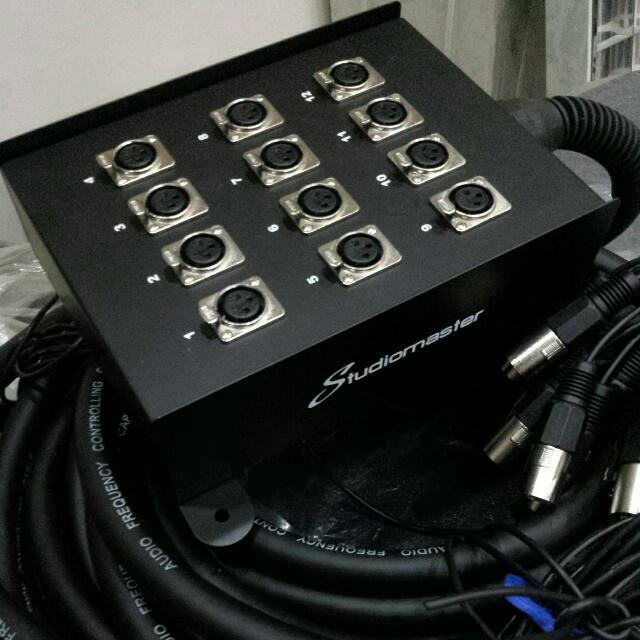 Studiomaster SM12-20 Multicore XLR Cable Box, Hobbies & Toys, Music ...