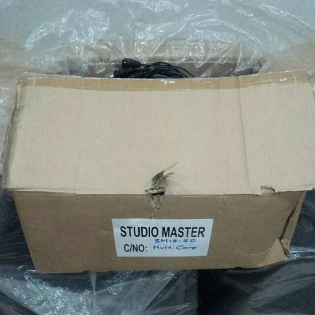 Studiomaster SM12-20 Multicore XLR Cable Box, Hobbies & Toys, Music & Media, Musical Instruments ...