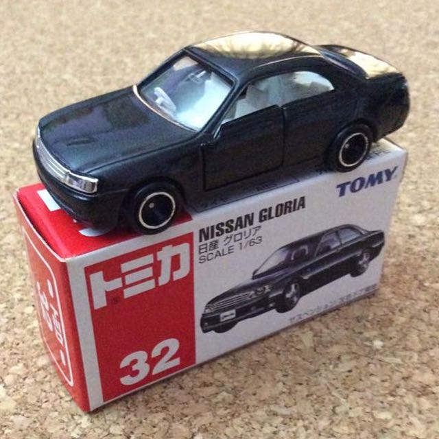 Tomica Blue Tomy Label No32 Nissan Gloria Tomy Car, Hobbies & Toys, Toys & Games on Carousell