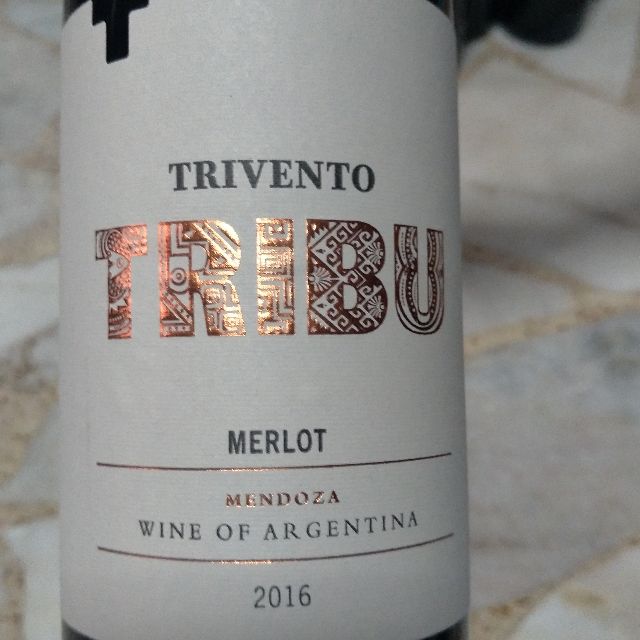 TRIVENTO TRIBU MERLOT Wine of Argentina (Red Wine) $15 each, Food ...