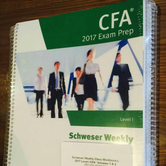 CFA Level 1 Schweser Kaplan Classroom Books, Hobbies & Toys, Books ...