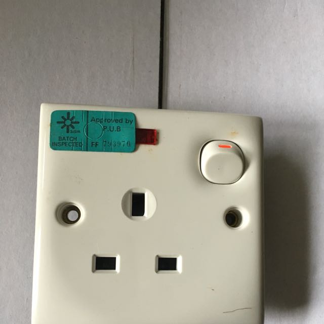 Clipsal Socket Outlet 13A With Neon, TV & Home Appliances, Electrical ...