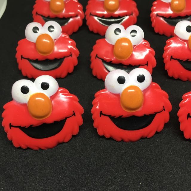 Elmo Cupcake Rings Sesame Street, Food & Drinks, Homemade Bakes on ...