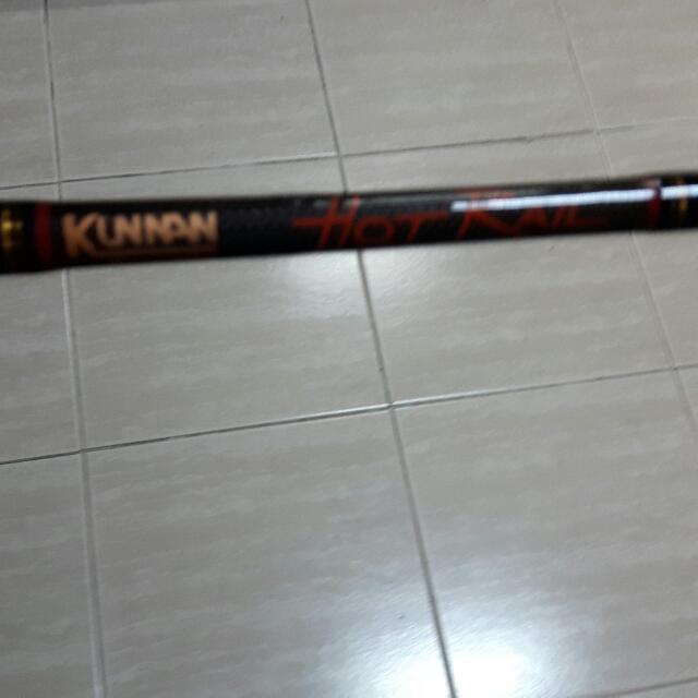 HOT RAIL KUNNAN GRAPHITE. Boat fishing ROD., Sports Equipment, Fishing ...