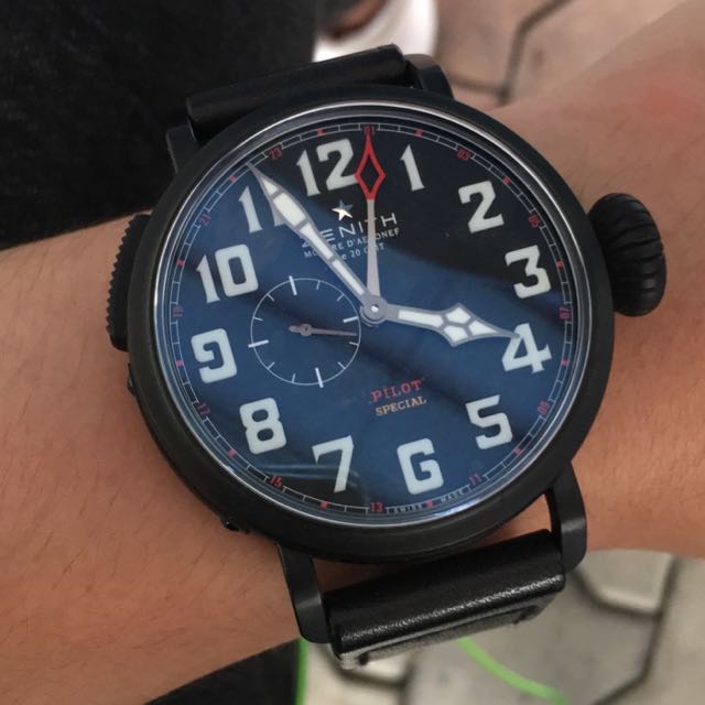 ((Sold))Zenith Type 20 Red Baron Gmt Titanium, Mobile Phones & Gadgets ...
