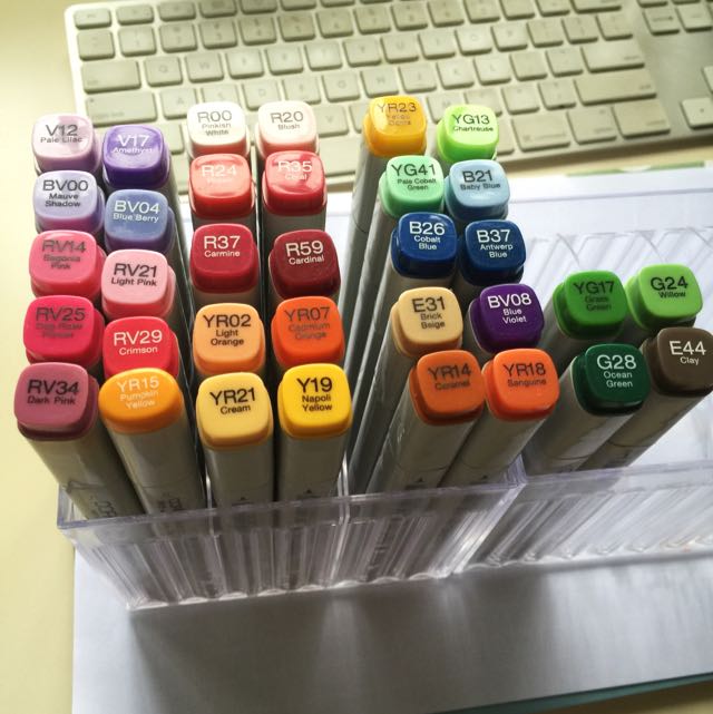 More Original Copic Markers, Hobbies & Toys, Stationery & Craft, Craft ...
