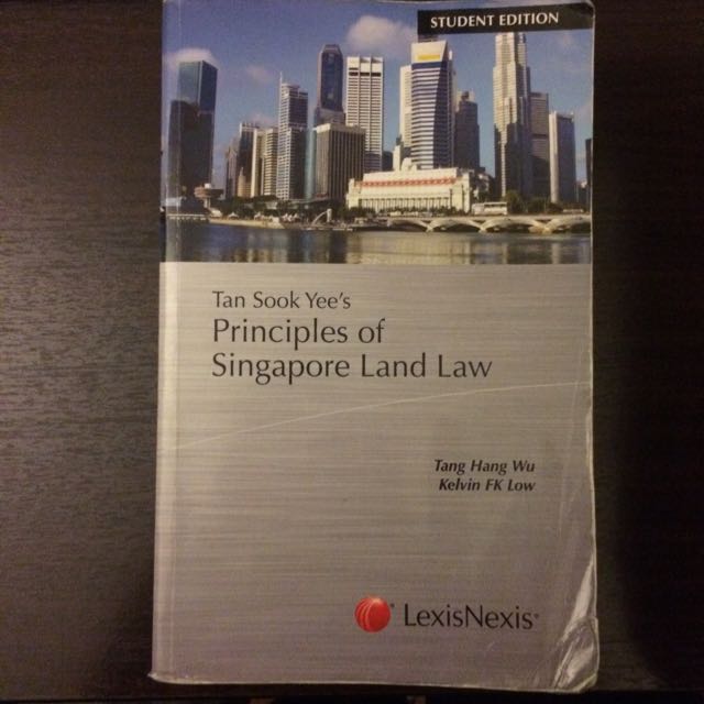 Tan Sook Yee's Principles of Singapore Land Law, Hobbies & Toys, Books ...